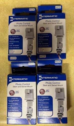 4- Intermatic K4223C Photo Control Stem Swivel Mount New with Box | eBay