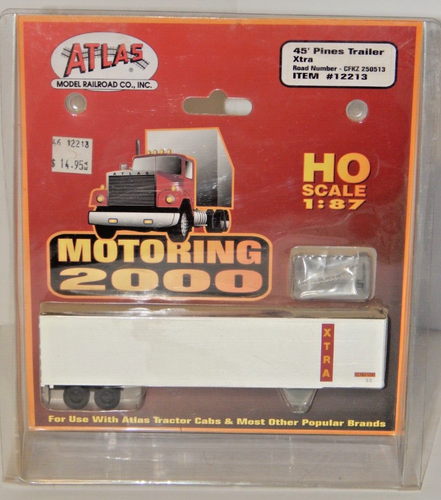 Atlas HO #12213 Xtra 45' Pines Trailer NEW #CFKZ RTR | eBay
