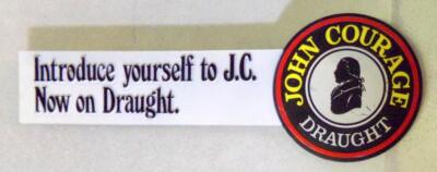 John Courage Beer Sign | eBay