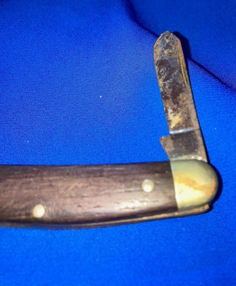 Boker Black Jigged Delrin Handle Vintage Knife Model #7588 needs TLC | eBay