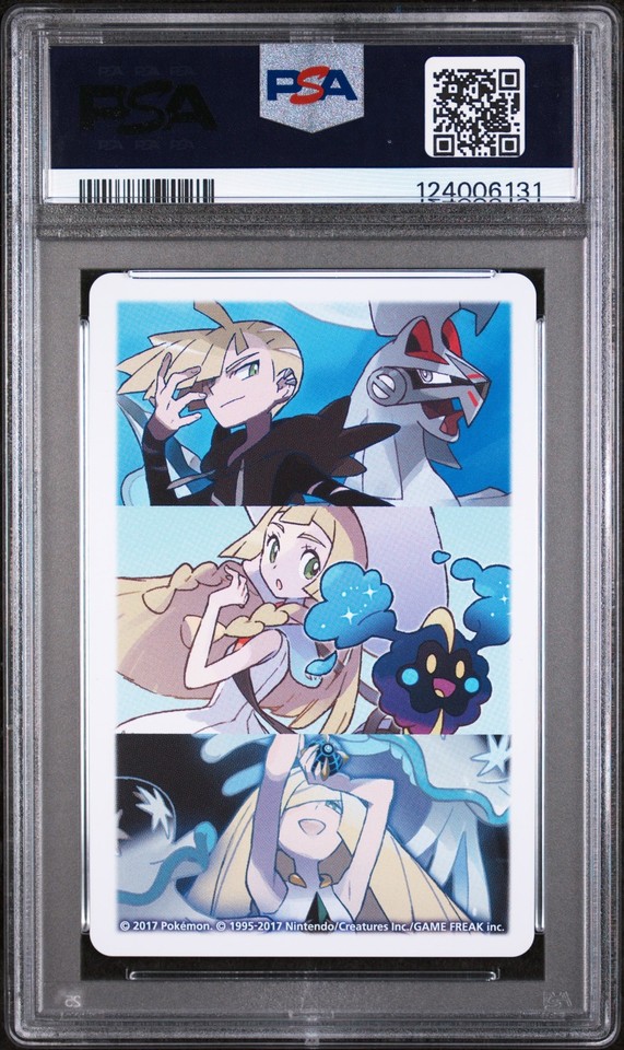 2017 POKEMON PLAYING CARDS LILLIE, GLADION & LUSAMINE JACK OF DIAMONDS ...