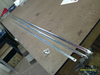 1967-69 CAMARO ROCKER PANEL MOLDING / TRIM SET W/ BRACKETS - BOTH SIDES ...