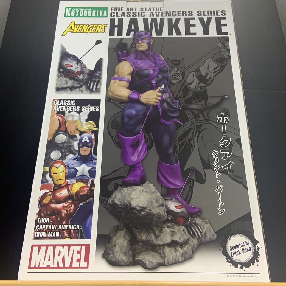 Kotobukiya Hawkeye Classic Avengers Statue Marvel Collection Fine Art ...