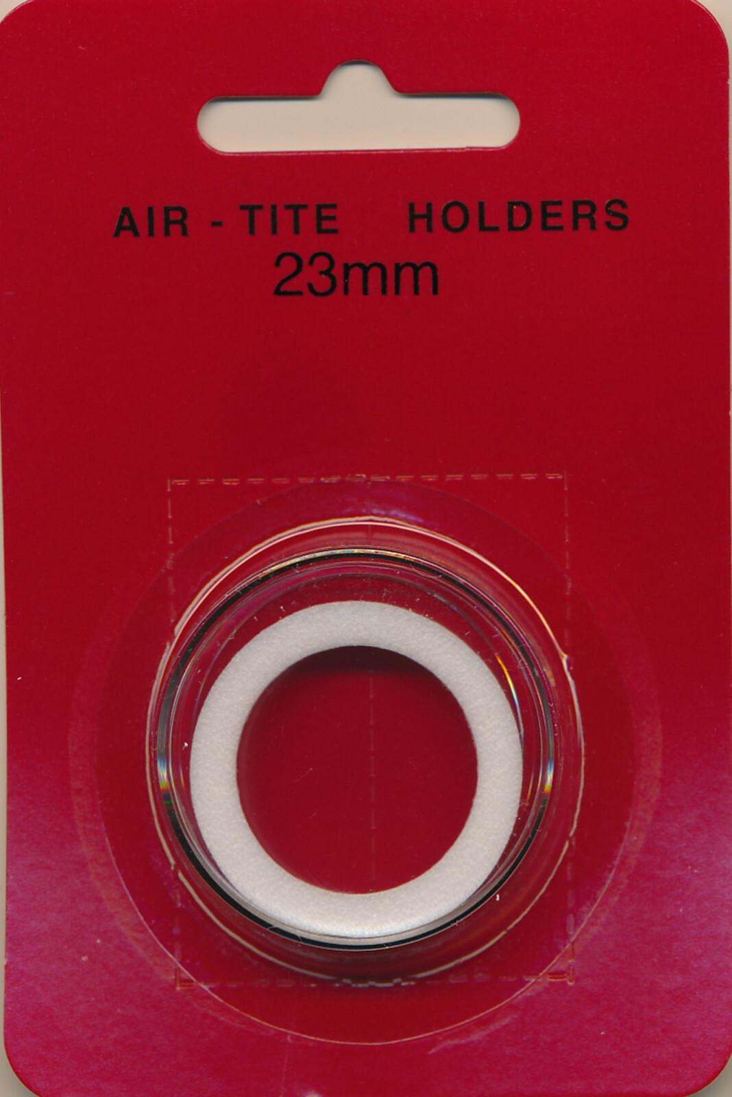 AIR-TITE Coin Capsule / Holder - 23 mm - White Ring - US Half Cent ...