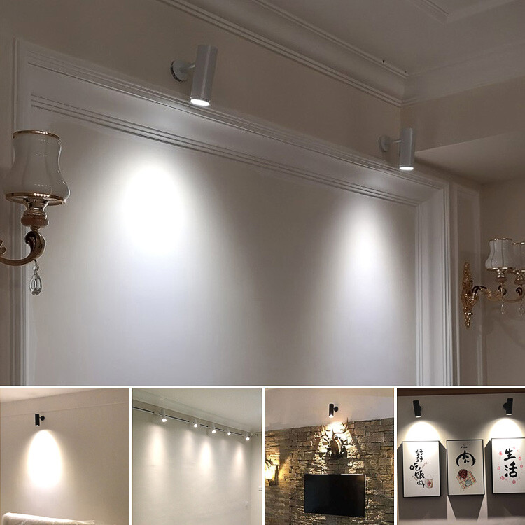 LED COB Ceiling Lights Dimmable Lamp Fixture Zoomable Picture Foucs ...