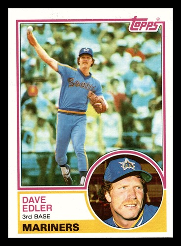 1983 Topps Dave Edler Seattle Mariners #622 EX-MINT Vintage | eBay