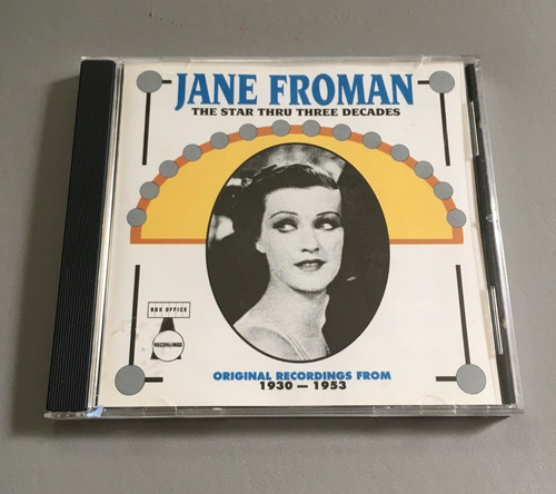 Jane Froman The Star Through Three Decades 1930-1953 CD Greatest Hits ...