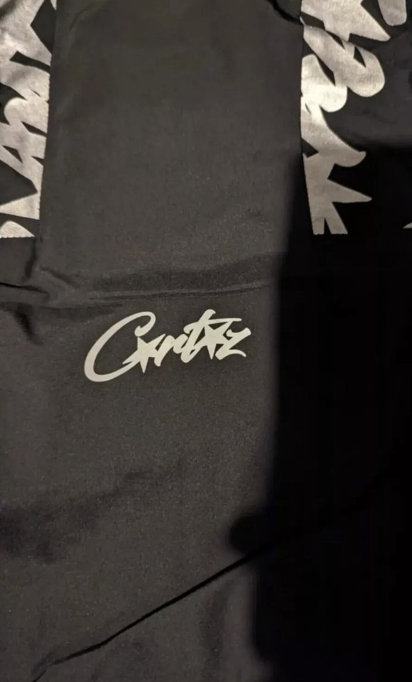 Corteiz CRTZ Black Elitework Waterproof Shell Jacket Size L 100% ...