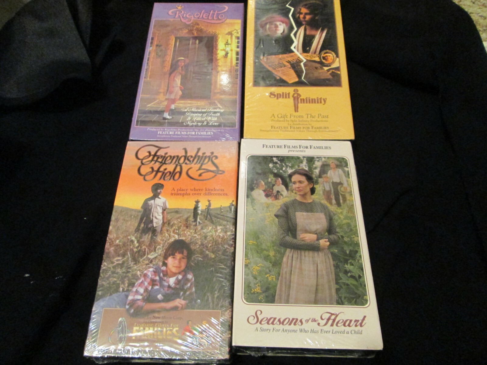 Feature Films For Families VHS Lot of 4 Seasons Of Heart Split Infinity ...