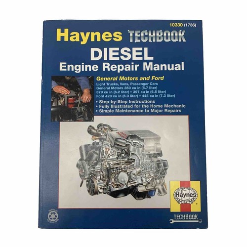 Haynes Techbook Diesel Engine Repair Manual #10330 GM & Ford Trucks ...