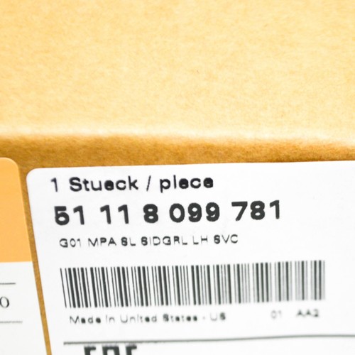 BMW X3 G01 M Front Bumper Left Air Open Grille HGL 51118099781 NEW OEM ...