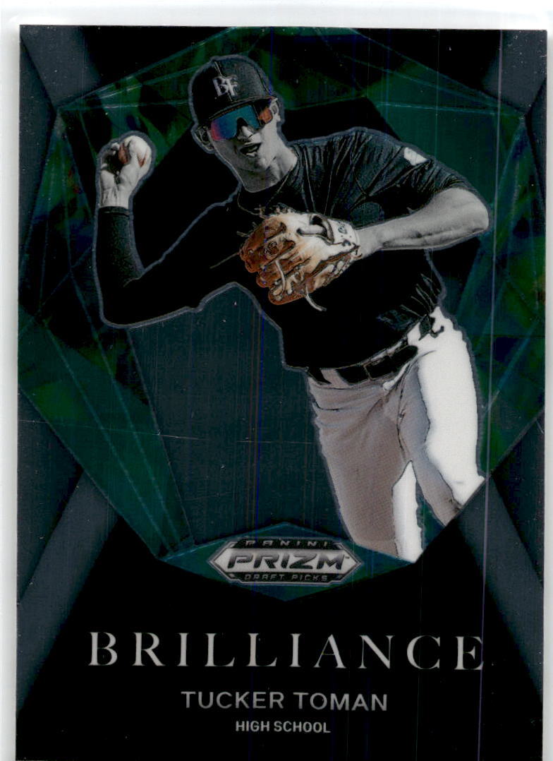 2022 Panini Prizm Draft Picks Baseball Brilliance Tucker Toman #BR-TT ...