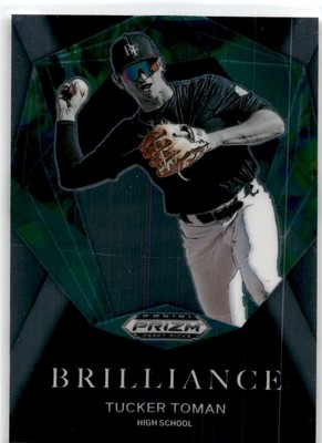 2022 Panini Prizm Draft Picks Baseball Brilliance Tucker Toman #BR-TT ...