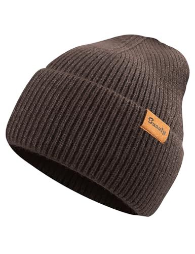 Beanie Hats for Men Women Knit Winter Hat, Warm Skull Stocking Caps for ...