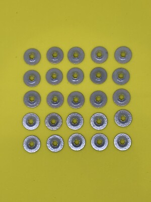 25 Push - On Flat Emblem RETAINERS 1/8" Stud Size Chevy GMC Silverado S ...