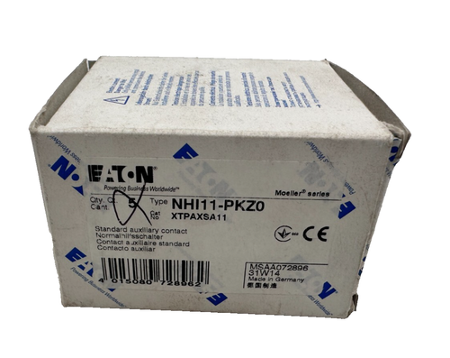 EATON NHI11-PKZ0 XTPAXSA11 STANDARD AUXILLIARY CONTACT x5pc | eBay.de