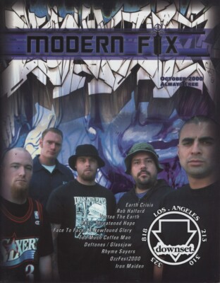 MODERN FIX Magazine; 1:2, Oct '00; Rob Halford, Earth Crisis, OzzFest ...