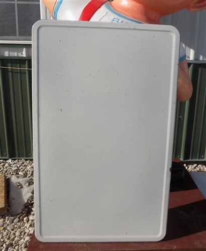 Black & White Porcelain Table Top Panel, Kitchen Cupboard Hoosier ...