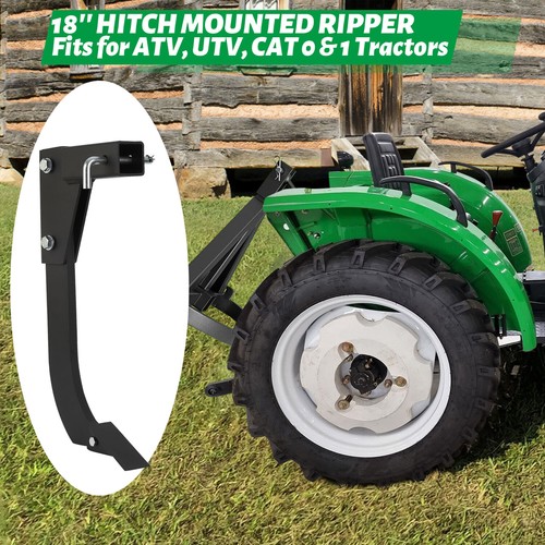 18'' Hitch Mounted Lawn Tool Metal Shank Middle Buster Plow with 2 ...