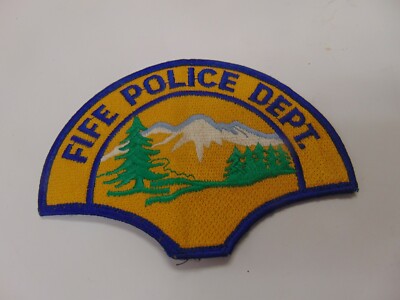 LAW ENFORCEMENT PATCH POLICE OLDER ORIGINAL FIFE POLICE DEPT | eBay
