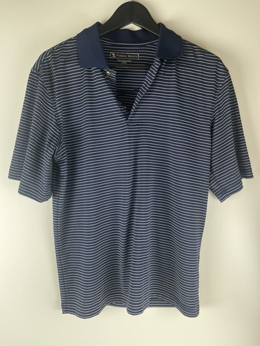 Pebble Beach Performance Golf Polo Shirt Navy Blue Men’s Small | eBay