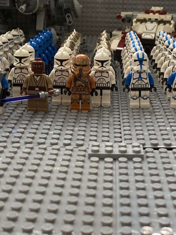 Lego Clone Lot of 2 Clone Trooper Minifigures Bulk Commanders Gunner ...