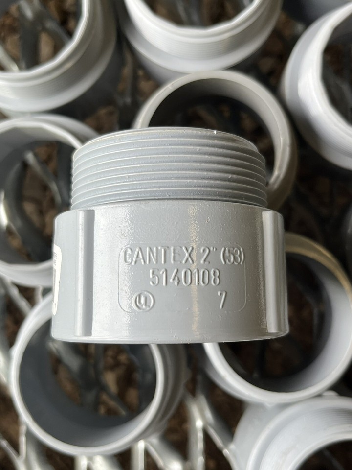 2 Inch Schedule 40 PVC Male Threaded Coupling | QTY Available 27 | eBay