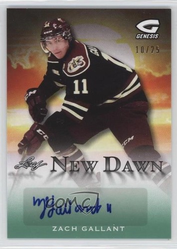 2016 Leaf Genesis New Dawn Green /25 Zach Gallant #ND-ZG1 Auto | eBay