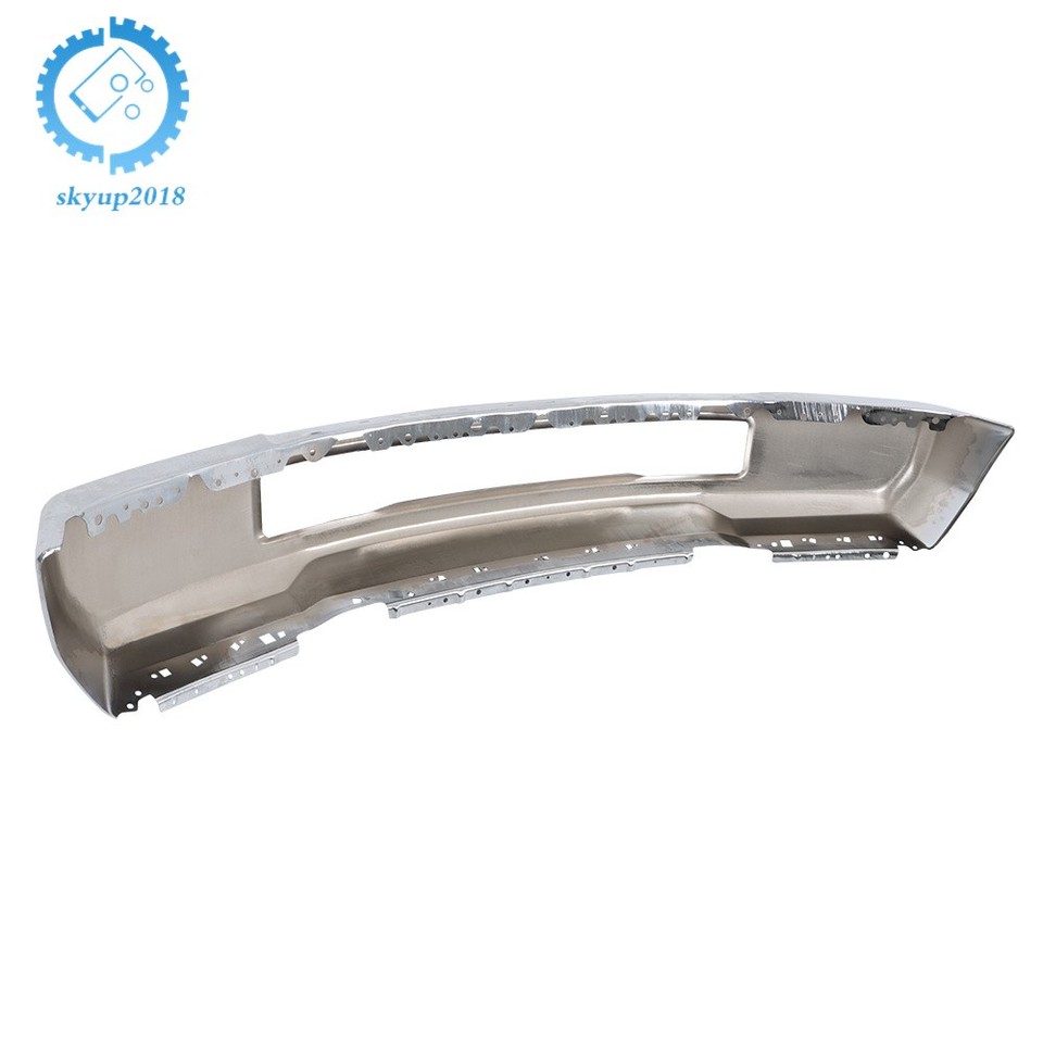 W/o Fog Light Hole Chrome Front Bumper Face Bar For F250 F350 Super ...