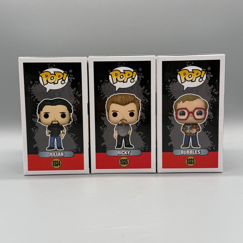 Funko Pop Trailer Park Boys Set of 3 1323 Bubbles 1324 Julian 1325 ...