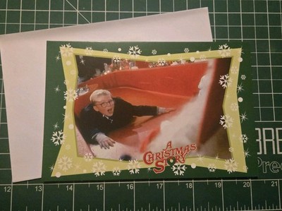 1x Christmas Story Leg Lamp Holiday Greetings Christmas Card + Envelope ...
