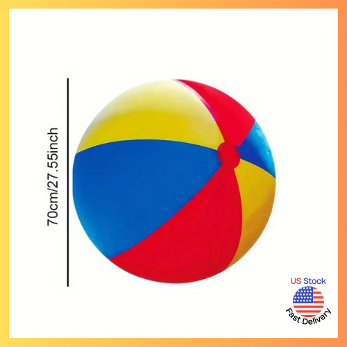 Jumbo Size Multi Color Beach Ball Party, Birthday Fun, Pool, Outdoor | eBay