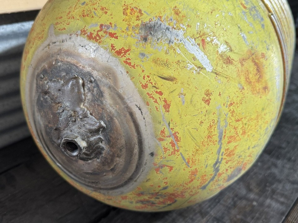 Vintage WWII WW2 Air Oxygen Bomber Tank - Rat Rod - Rod Hot - Gasser ...