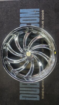 1- 26 Inch Eclipse 104 Rims Chrome Wheels 26x10 BP 6x135 6x5.5 ET 25 | eBay