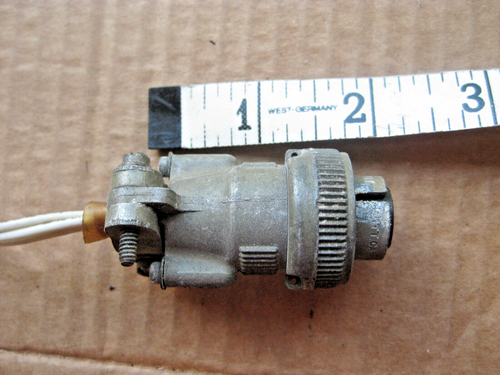 Vintage Aircraft Warbird Cannon Plug 4 Pin 14 S-2 7611 | eBay