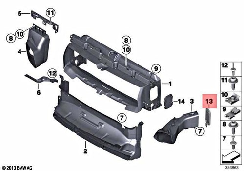 Genuine BMW F20 F21 F22 F23 MOS 114d 114i 116d ed 116i 118d Cover ...