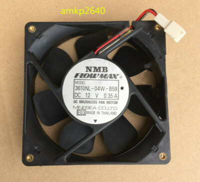 For 1Pcs NMB 3610NL-04W-B59 9025 12V 0.35A three-wire cooling fan#am3 ...