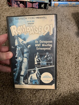 WWF: Rampage 91 VHS, 1991, WWE, Coliseum Video, Steamboat, | eBay