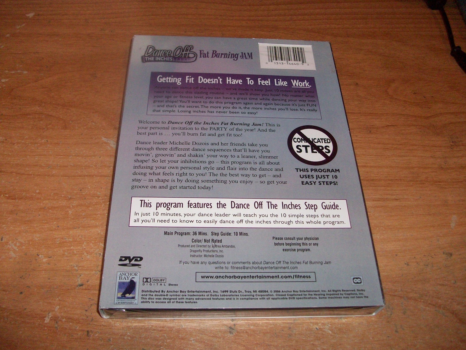 Dance Off The Inches: Fat Burning Jam With Michelle Dozois (DVD, 2006 ...