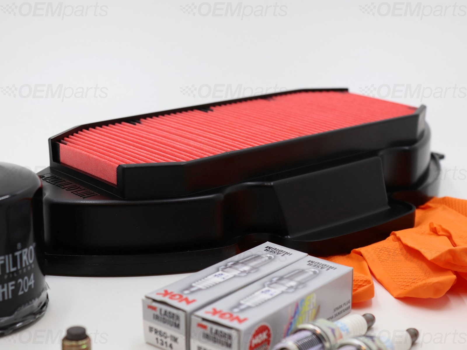 Air / Oil Filter (x2), Iridium Spark Plug, Drain Plug HONDA CTX 700 ...