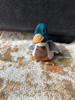 Ty Beanie Baby - JAKE the Mallard Drake Duck RARE (1997) MINT with MINT ...