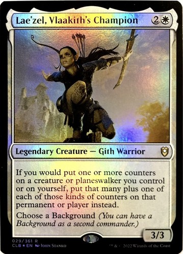 FOIL LAE’ZEL VLAAKITH’S CHAMPION Commander Legends: Battle for Baldur's ...
