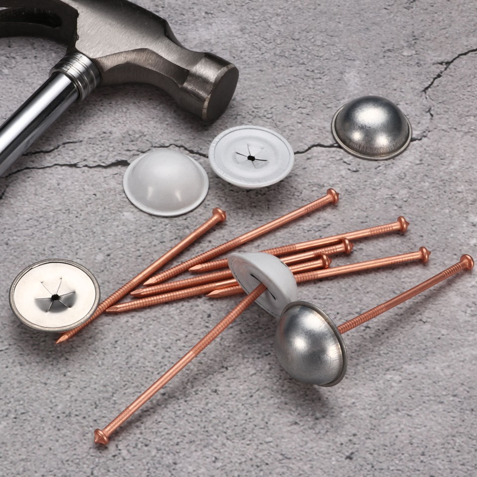 30mm Insulation Dome Caps, 30pcs Insulation Cap Washers Galvanized Iron ...