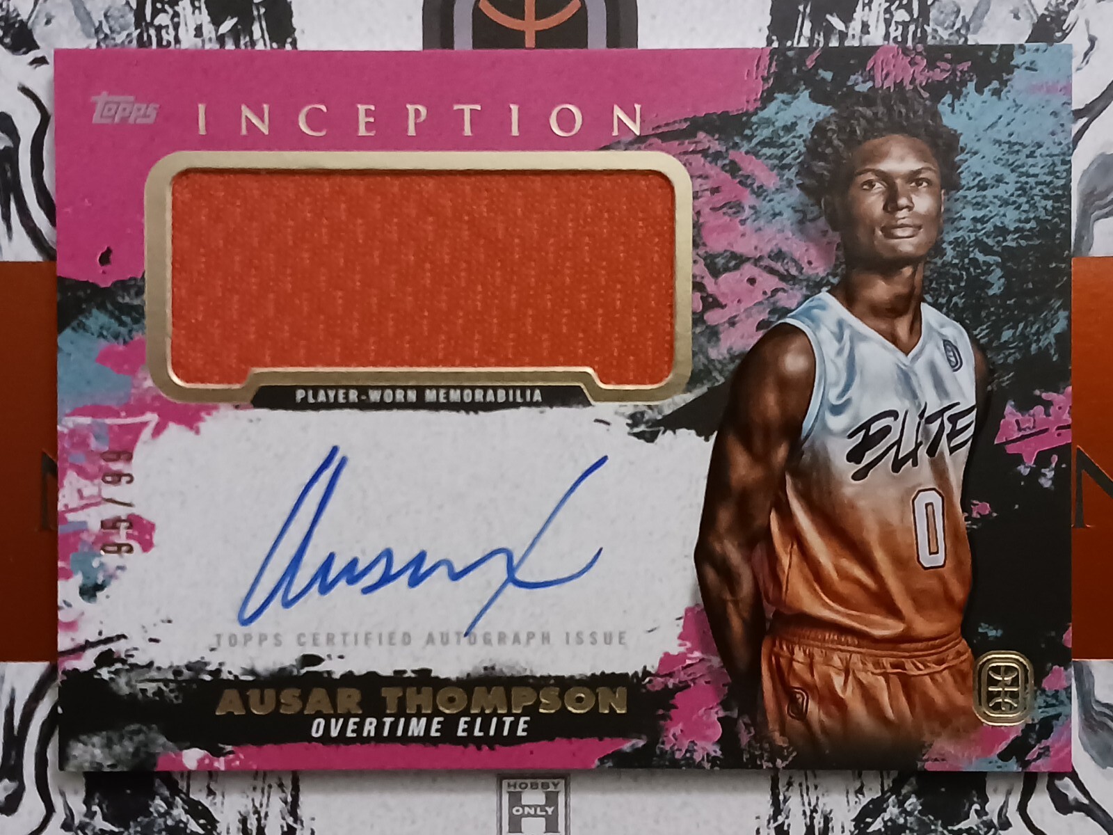 2021-22 Topps Inception OTE Overtime Elite - Inception Autograph Patch ...