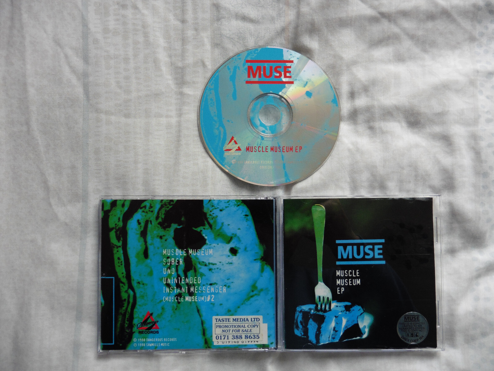 MUSE MUSCLE MUSEUM EP NUMBERED 156/999 PROMO CD EXCELLENT CONDITION ...