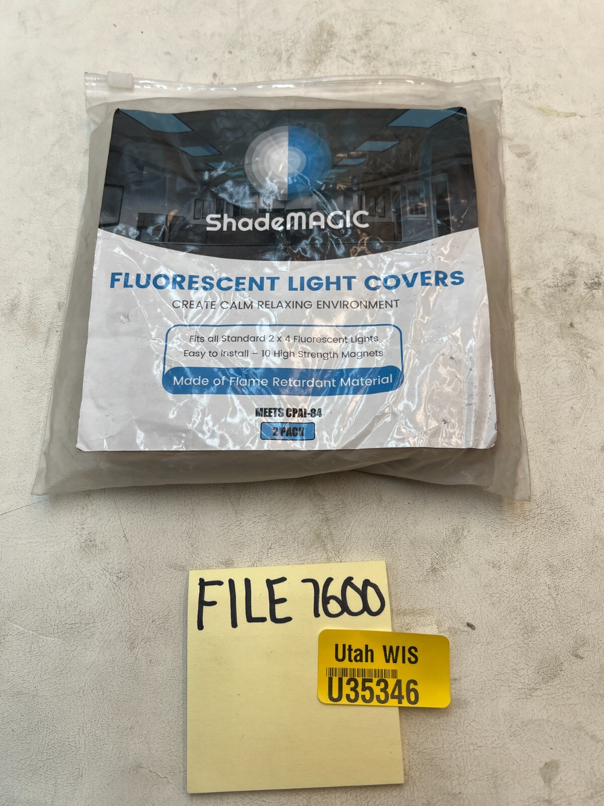 Pack of 2-Shademagic Fluorescent Light Covers CPAI-84 | eBay