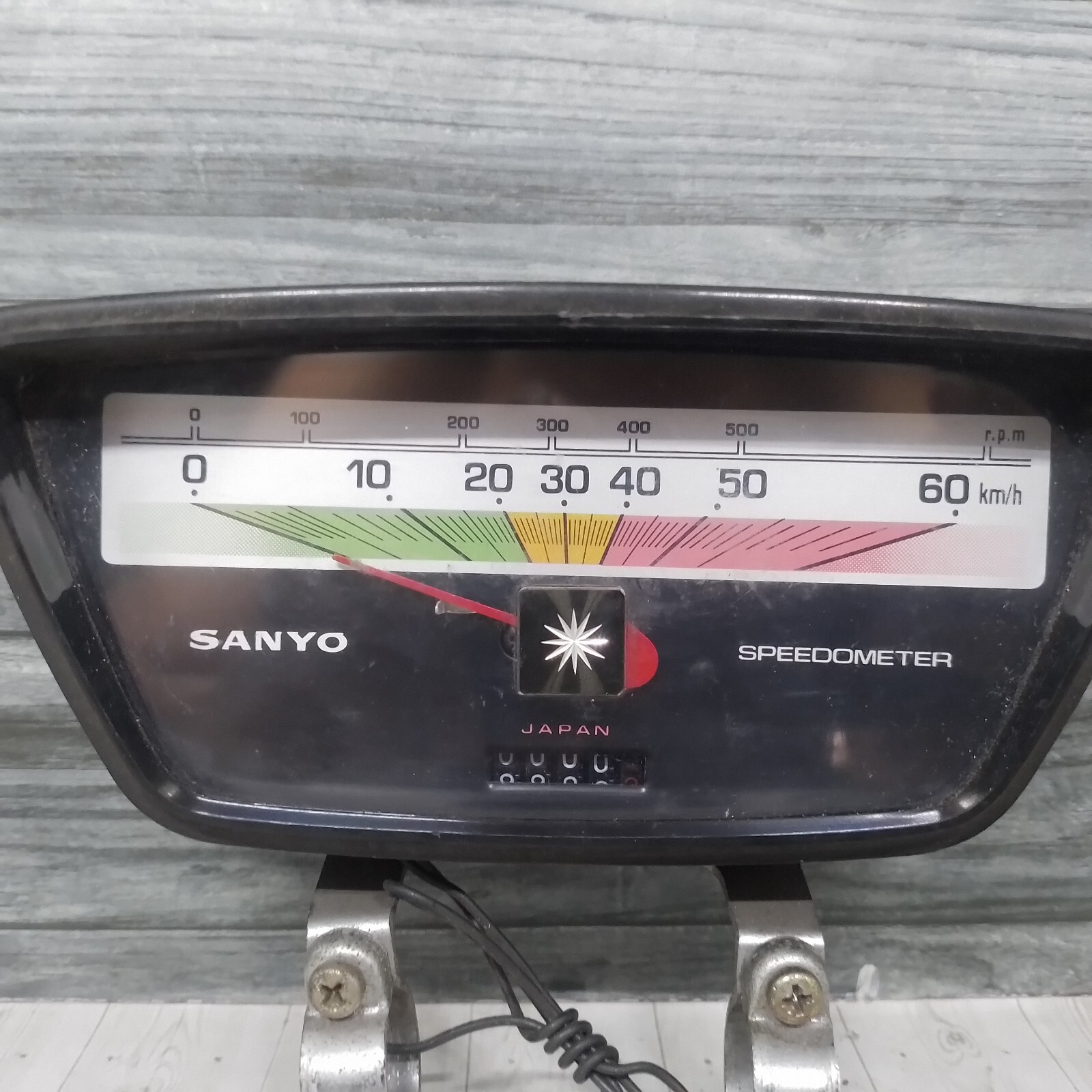 Vintage Speedometer Sanyo 60 km/h 600 rpm Interior Parts Gauges NOS | eBay