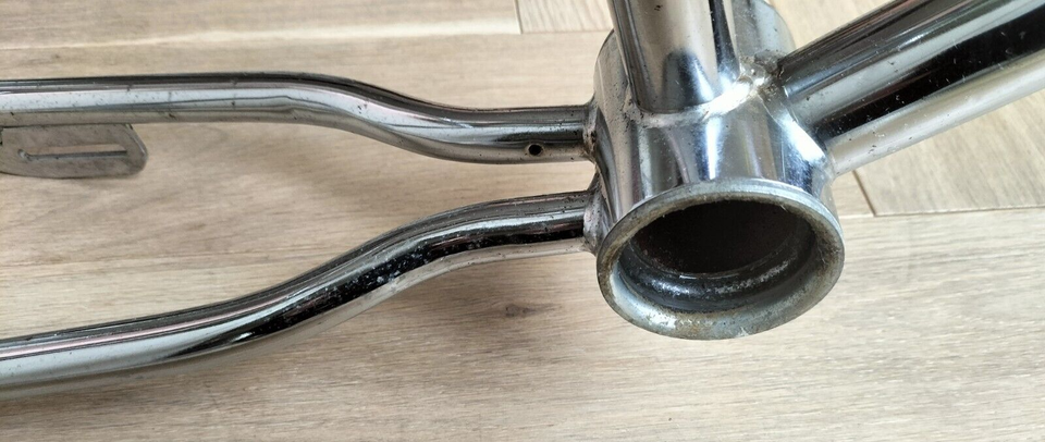 GT BMX JR PERFORMER 16 INCH vintage old school CHROME BMX frame and ...