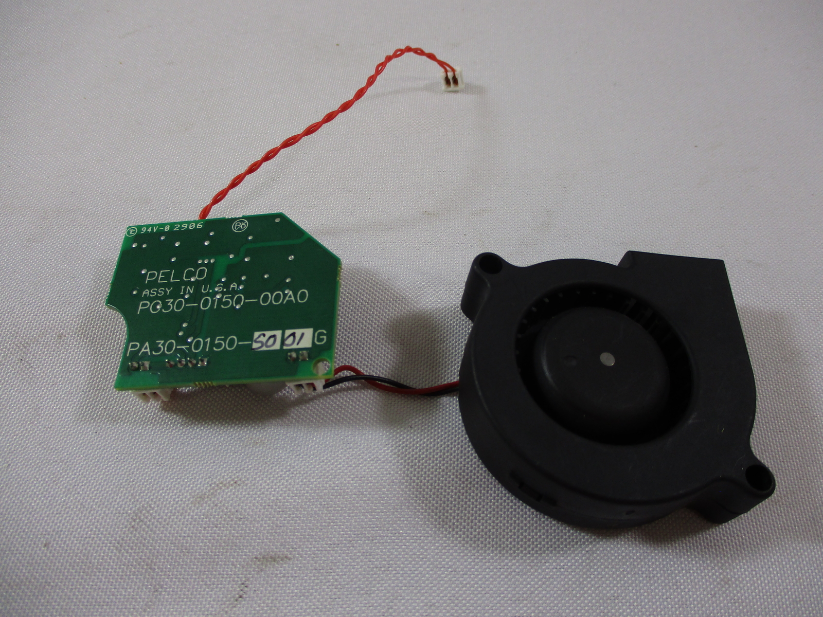 PELCO P030-0150-00A0 CIRCUIT BOARD w/BFB0524HH DELTA COOLING FAN | eBay