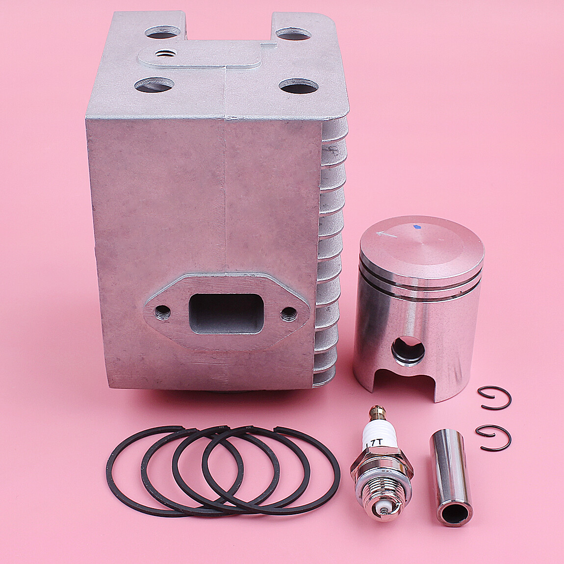 45mm Cylinder Piston w Ring Spark Plug Kit For Wacker WM80 BS500 BS502 ...